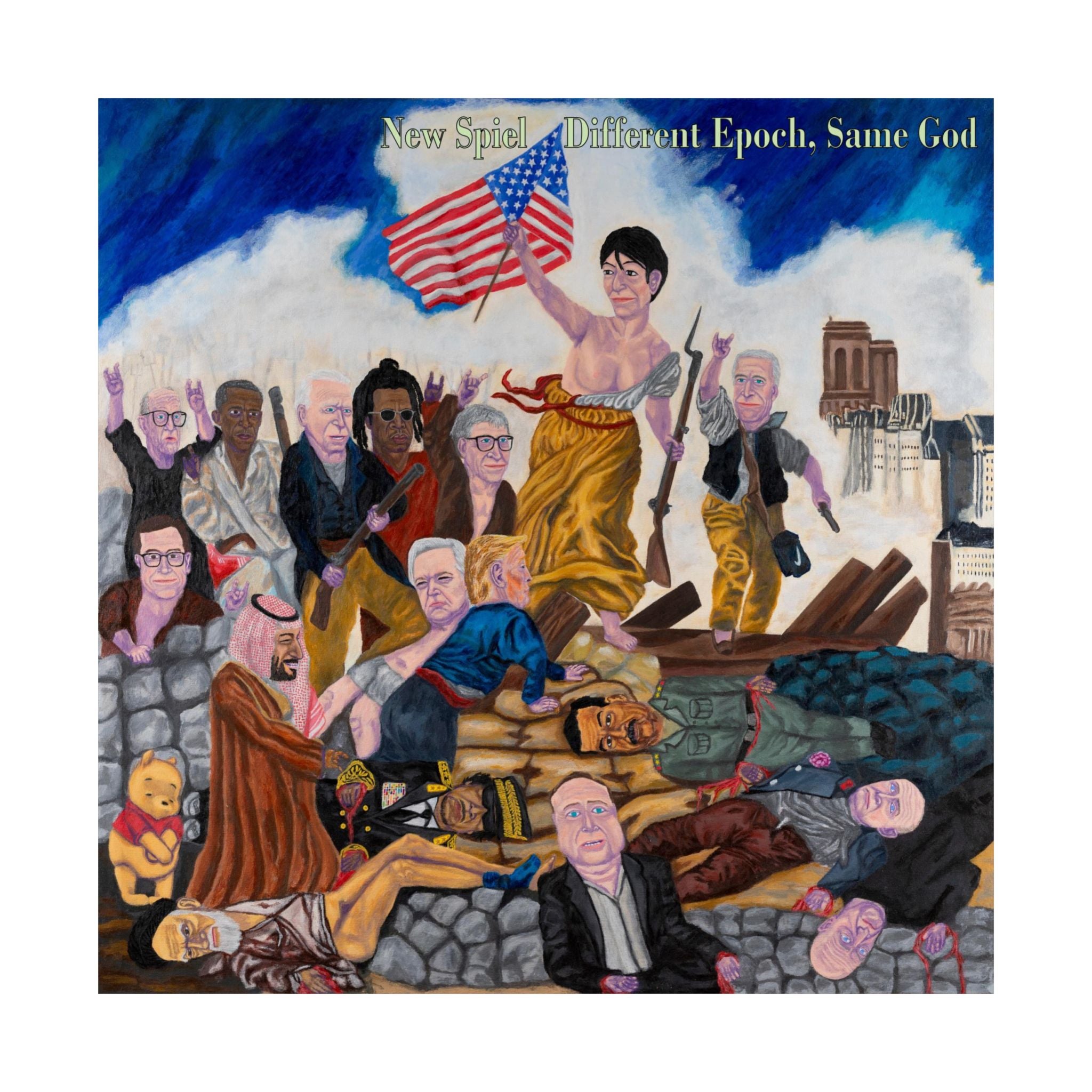 Jeffrey Epstein leads the people. Licensed indoor Poster – Jeffrey ...